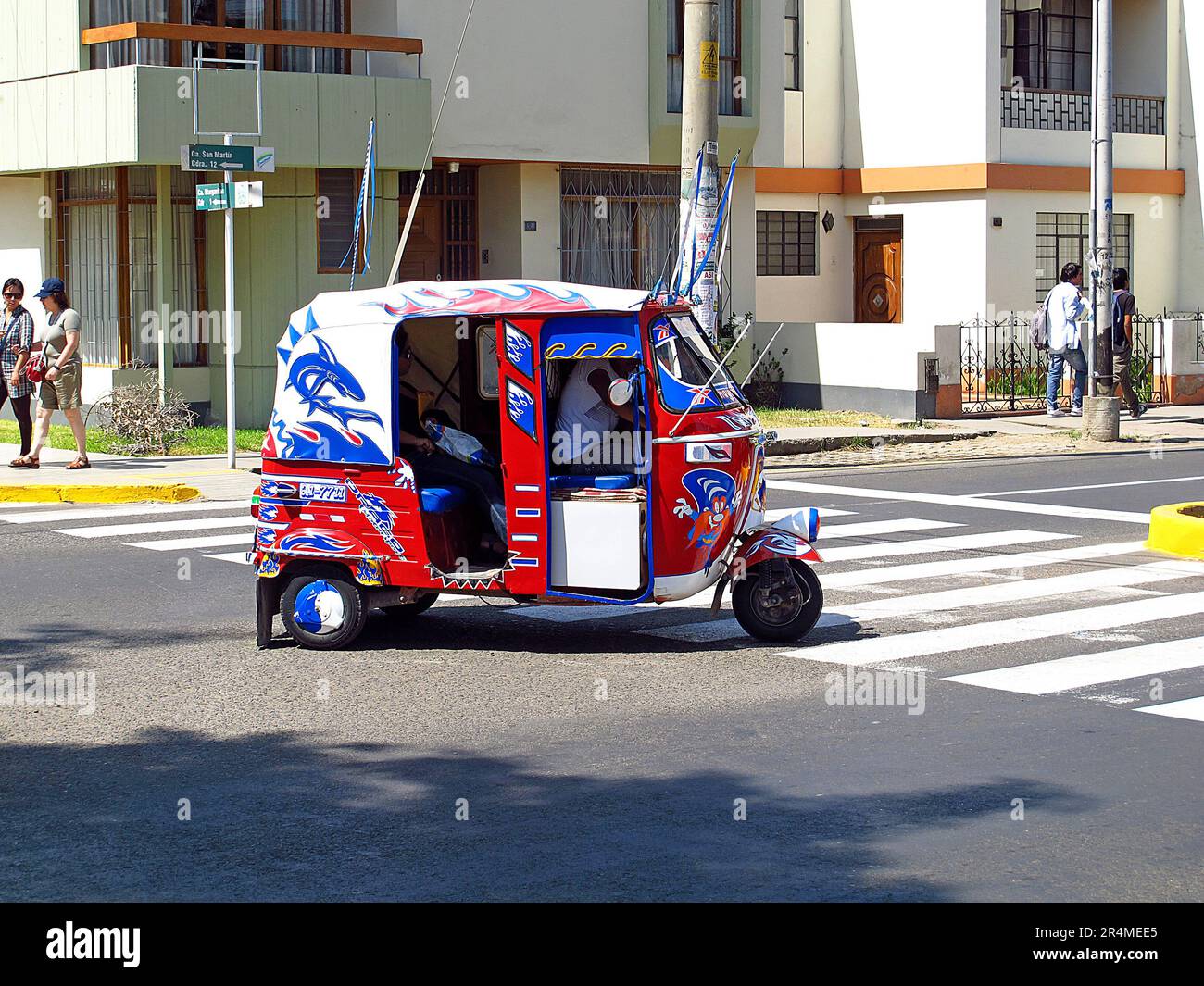 The car in Nazca city, Peru, South America Stock Photo - Alamy
