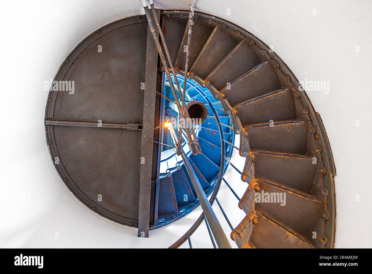 famous Point Arena Lighthouse in California Stock Photo - Alamy