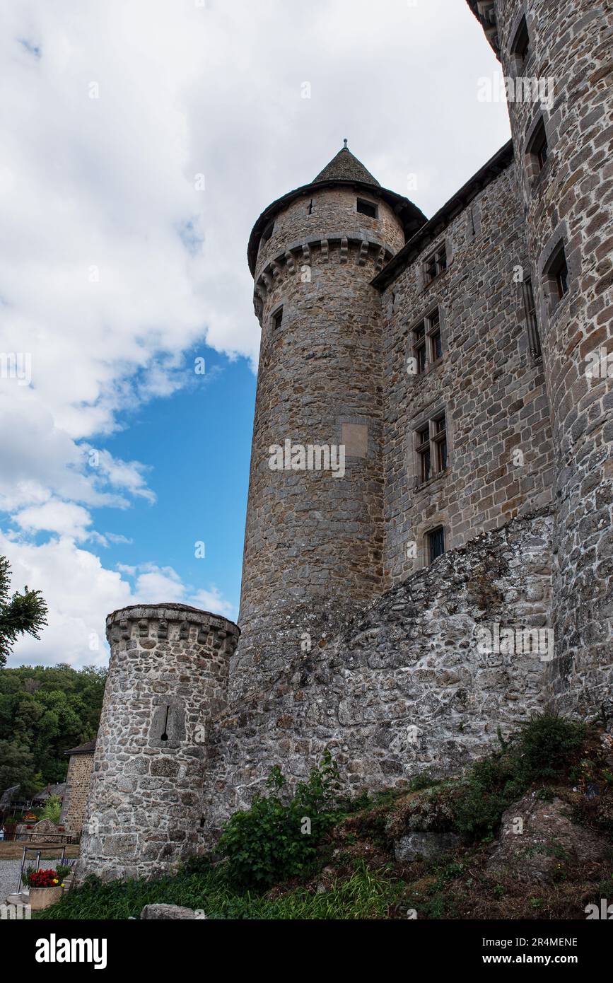 Val Castle in the Cantal region of France Stock Photo - Alamy