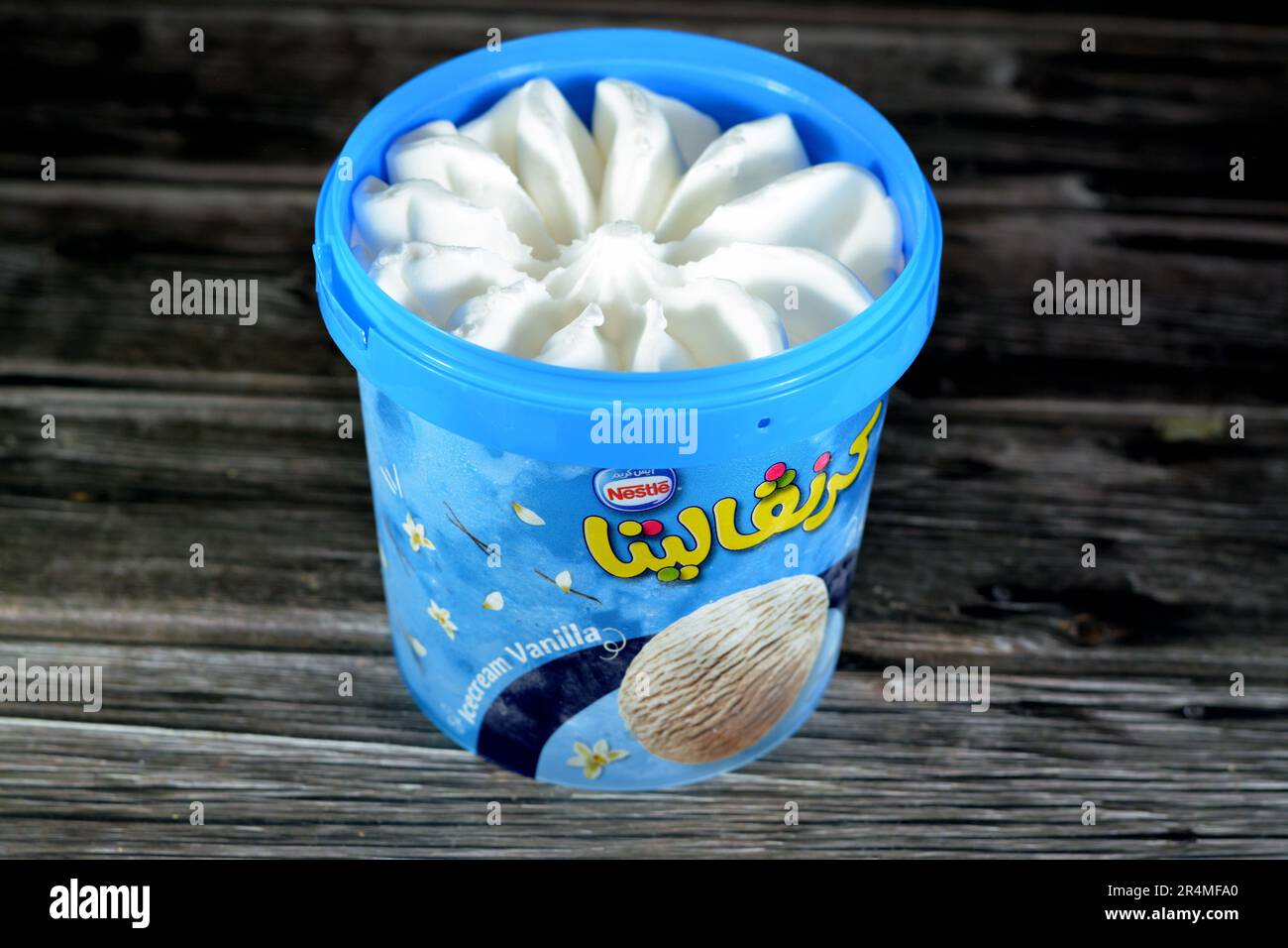 Cairo, Egypt, May 16 2023: Carnavalita Ice-Cream Vanilla from Nestle ...