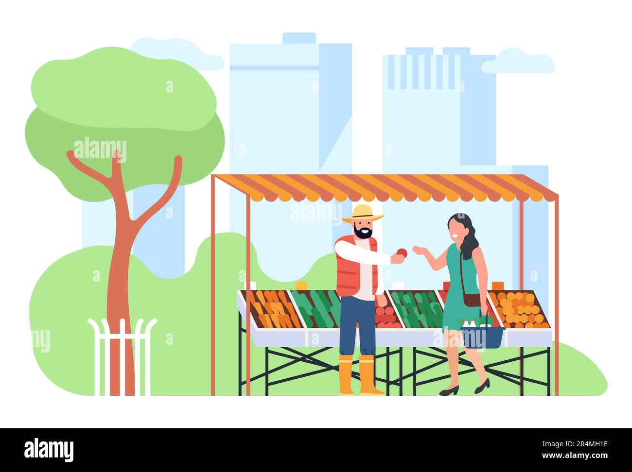 Kiosk sells natural fruit hi-res stock photography and images - Alamy