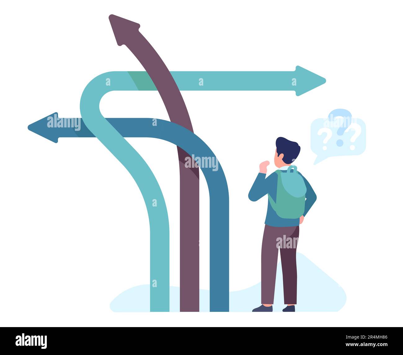 Decision making child Stock Vector Images - Alamy