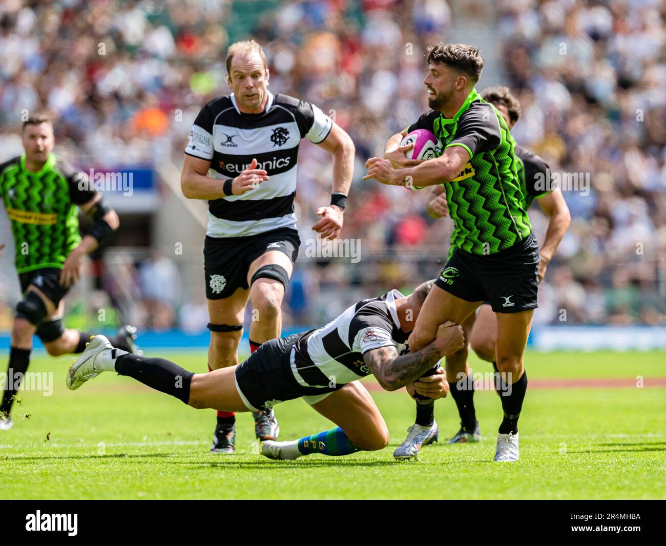 LONDON, UNITED KINGDOM. 28st, May 2023. Adam Hastings (Gloucester Rugby ...