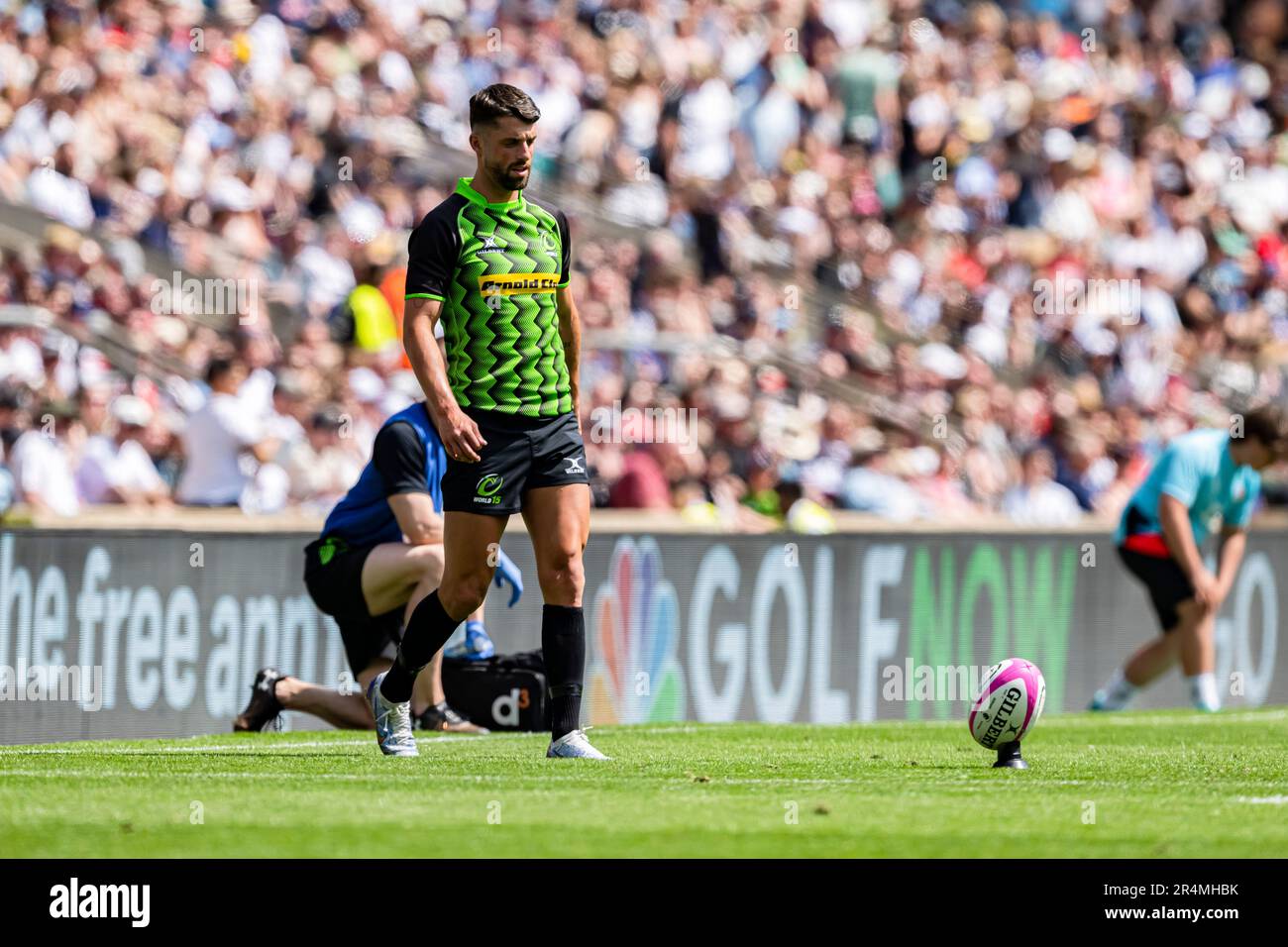 LONDON, UNITED KINGDOM. 28st, May 2023. Adam Hastings (Gloucester Rugby ...