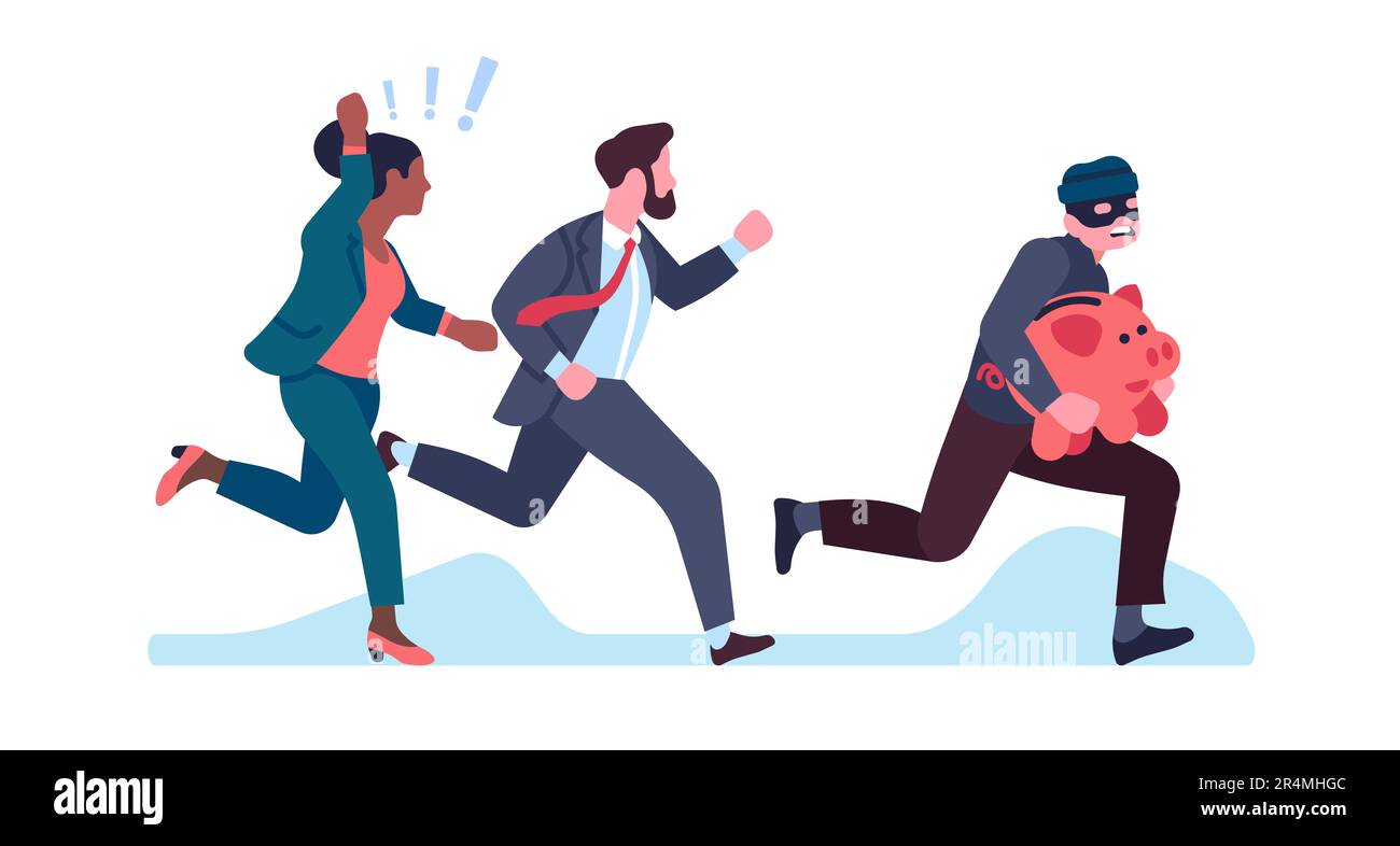 Angry robber Stock Vector Images - Alamy