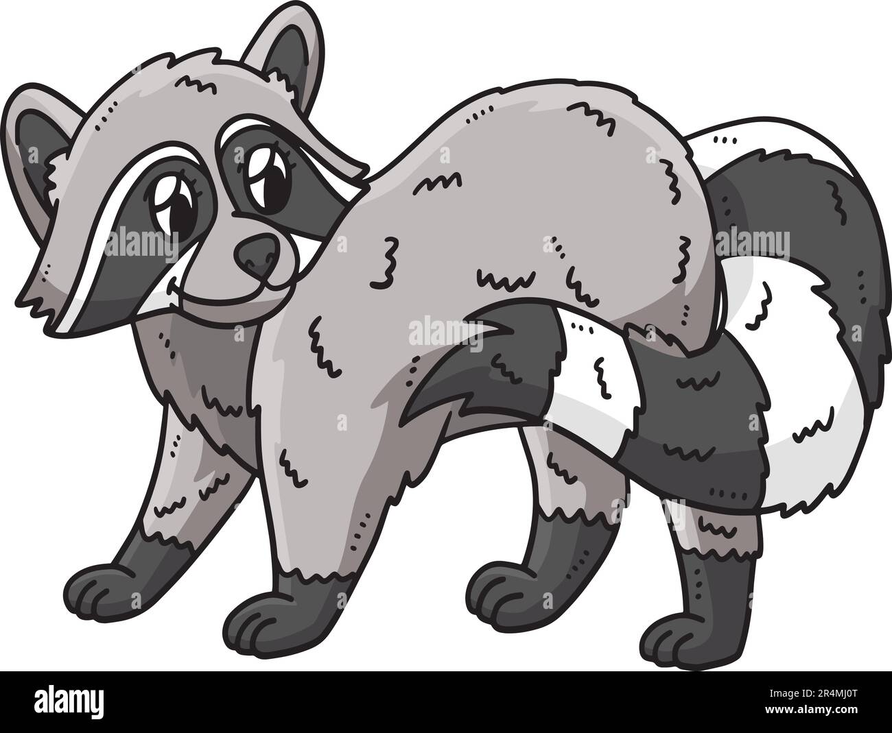 Illustration of racoon hi-res stock photography and images - Alamy