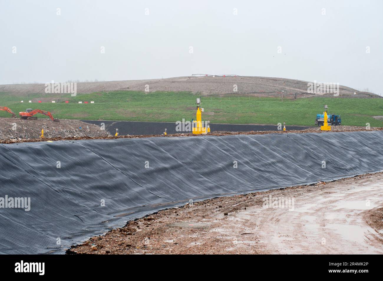 Dump municipal waste. Production storage and distribution of biogas in ...