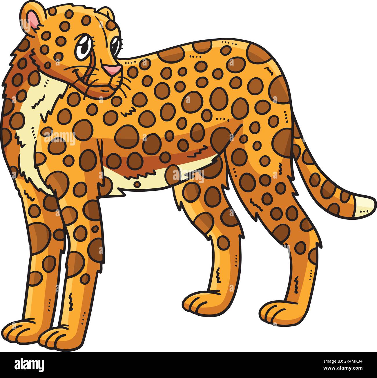 Cheetah Cartoon Drawing