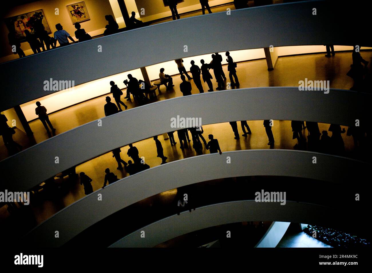 Solomon r. guggenheim museum interior hi-res stock photography and ...