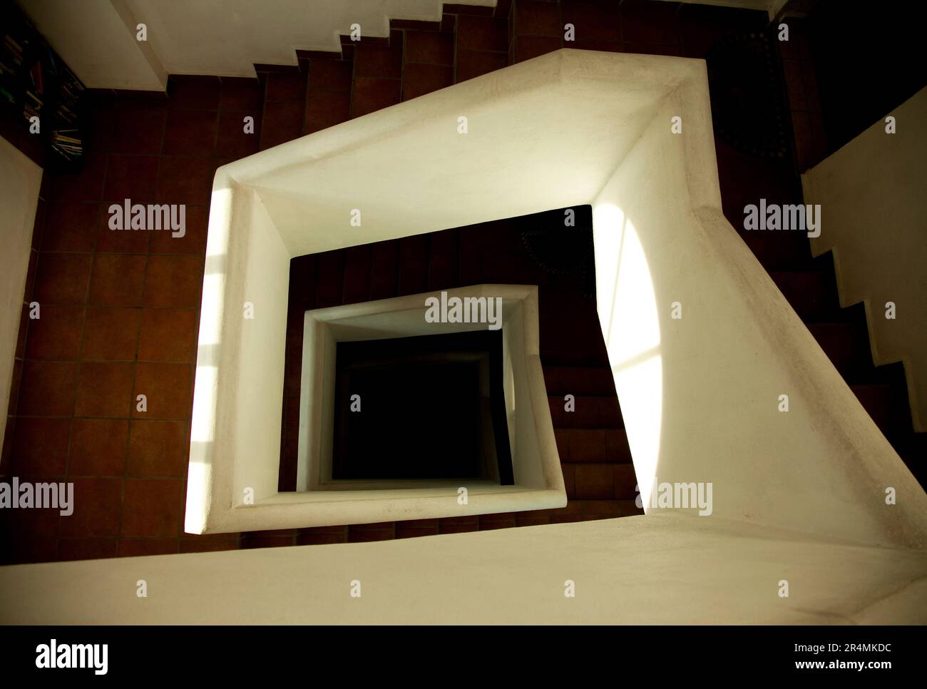 A spiral staircase in Mexico Stock Photo - Alamy