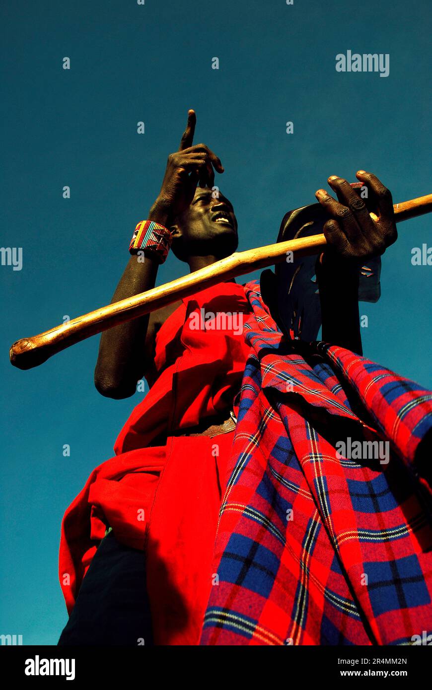 A portrait of a man from the Masai tribe, Kenya Stock Photo - Alamy