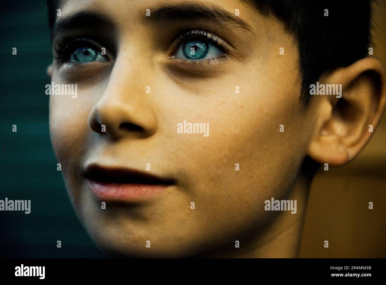 A portrait of a young boy in Amman, Jordan Stock Photo - Alamy
