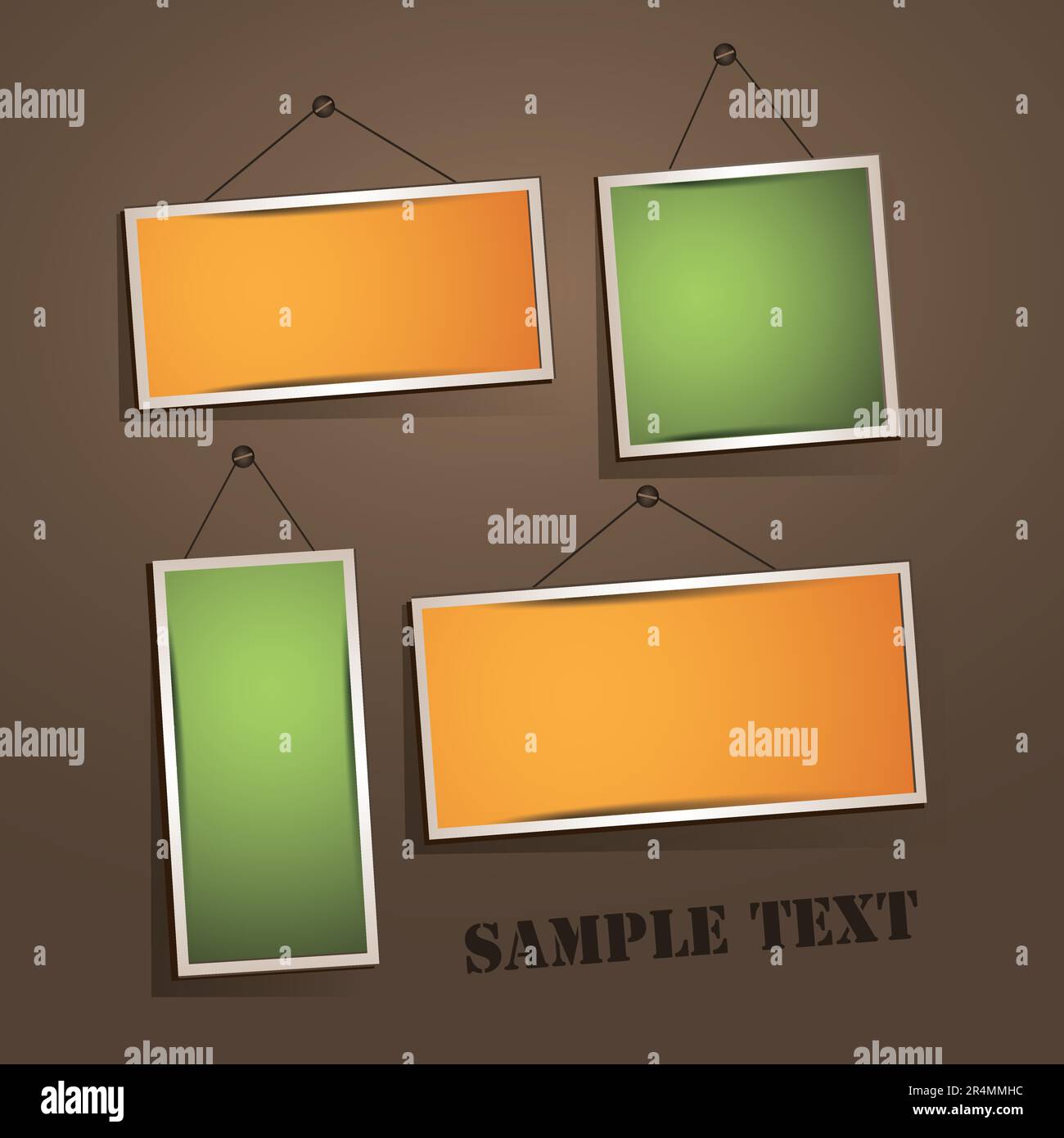 Green wall installation Stock Vector Images - Alamy