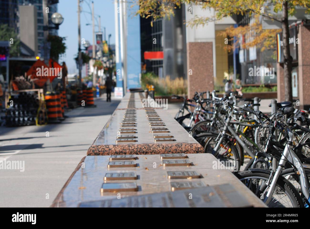 Toronto City. Simcoe Park Workers Monument. Ontario. Canada Stock Photo ...