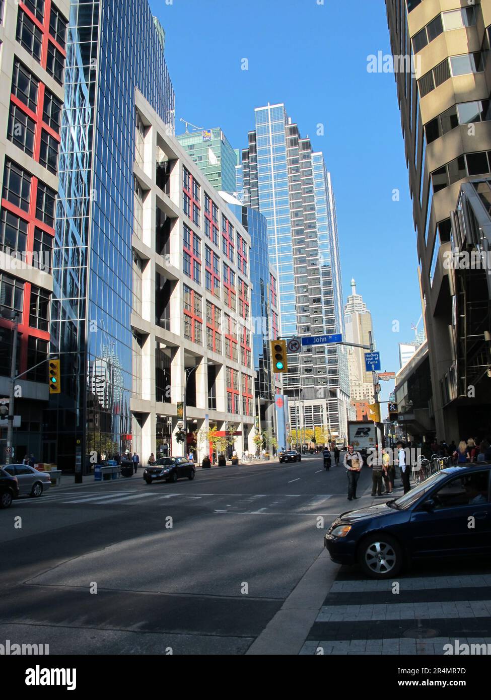 Streets of the Toronto Downtown. Ontario, Canada Stock Photo - Alamy