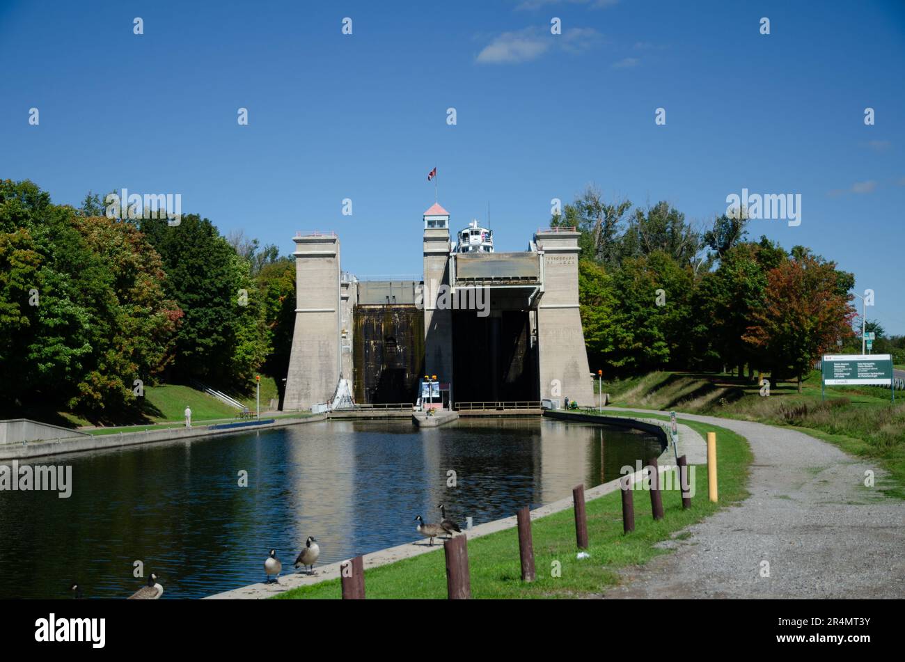 Trent-Severn Waterway, Peterborough boat Lift, Ontario. Canada Stock ...