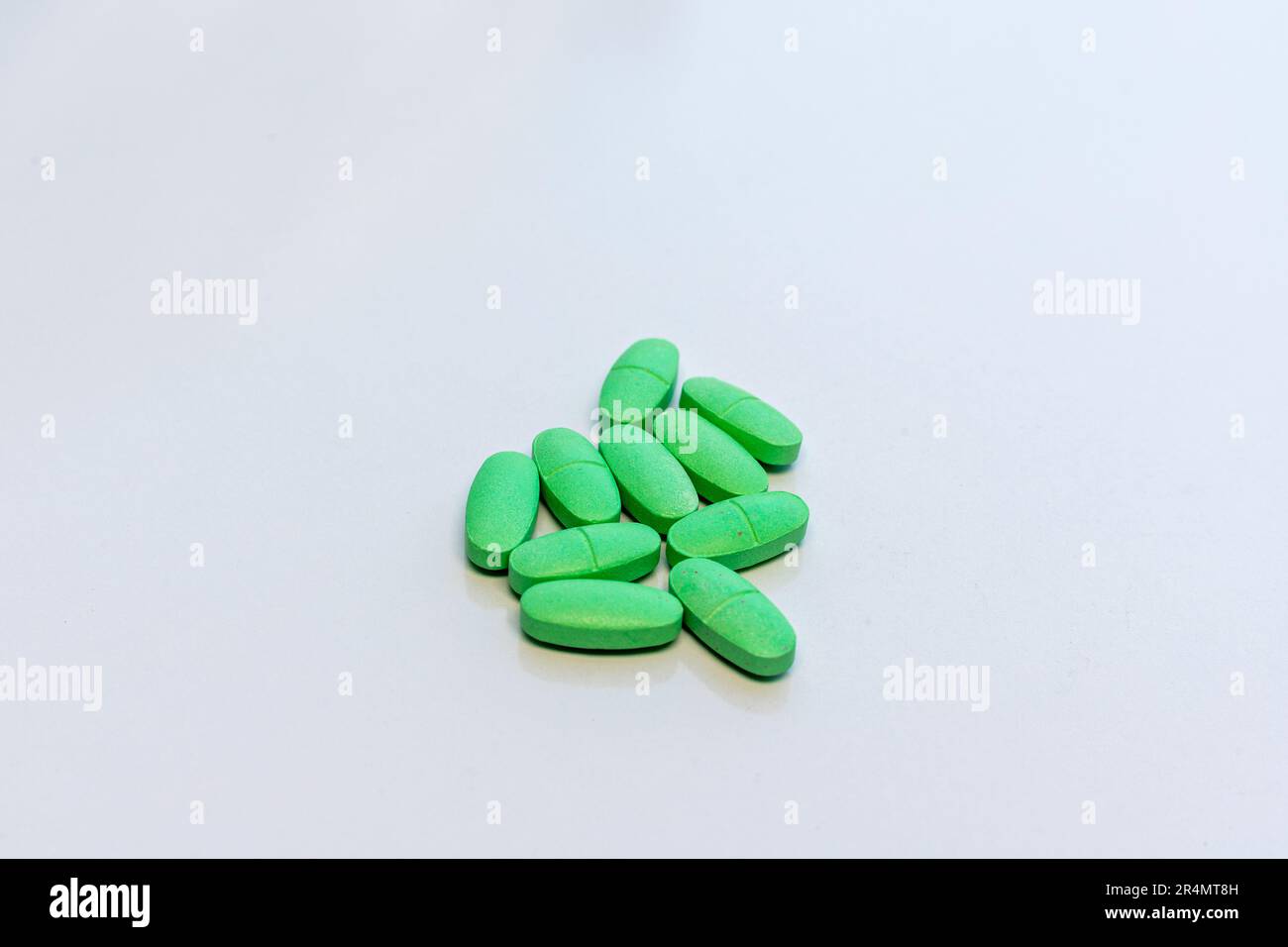 Isolated green medicines tablets hi-res stock photography and images ...