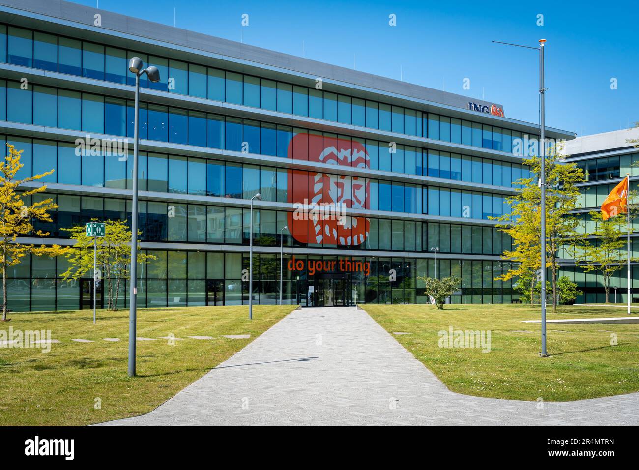 Amsterdam, The Netherlands, 26.05.2023, Corporate Office of ING group ...