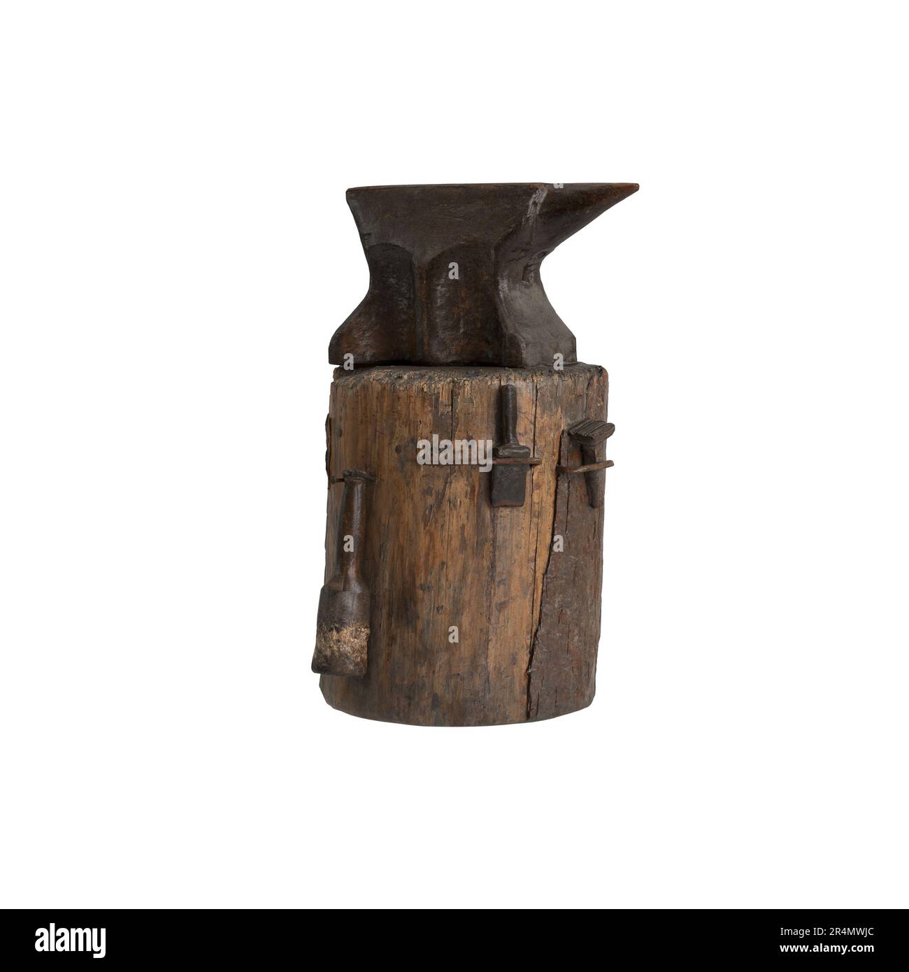 3d illustration of old anvil isolated on white background Stock Photo ...