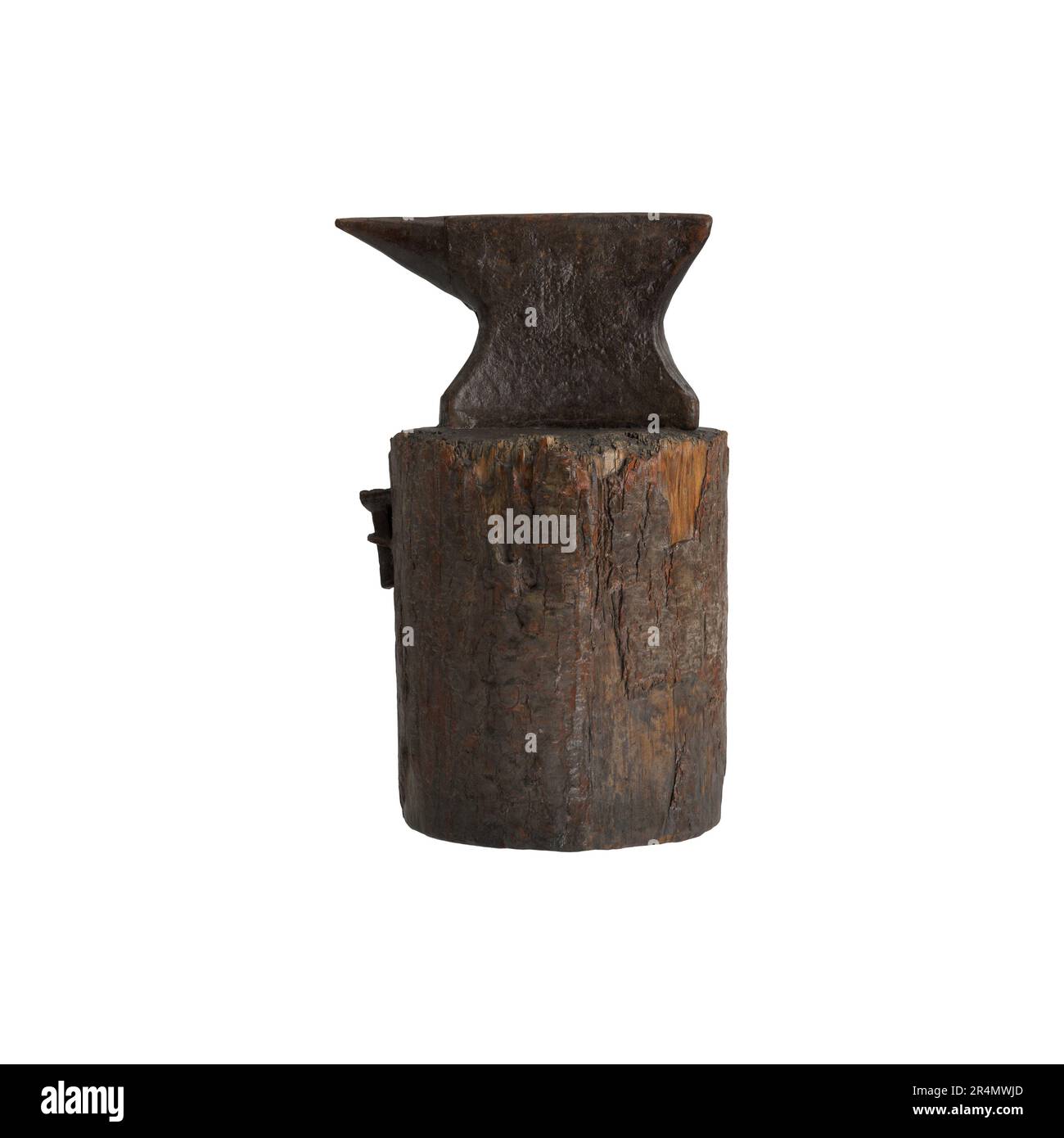 3d illustration of old anvil isolated on white background Stock Photo ...