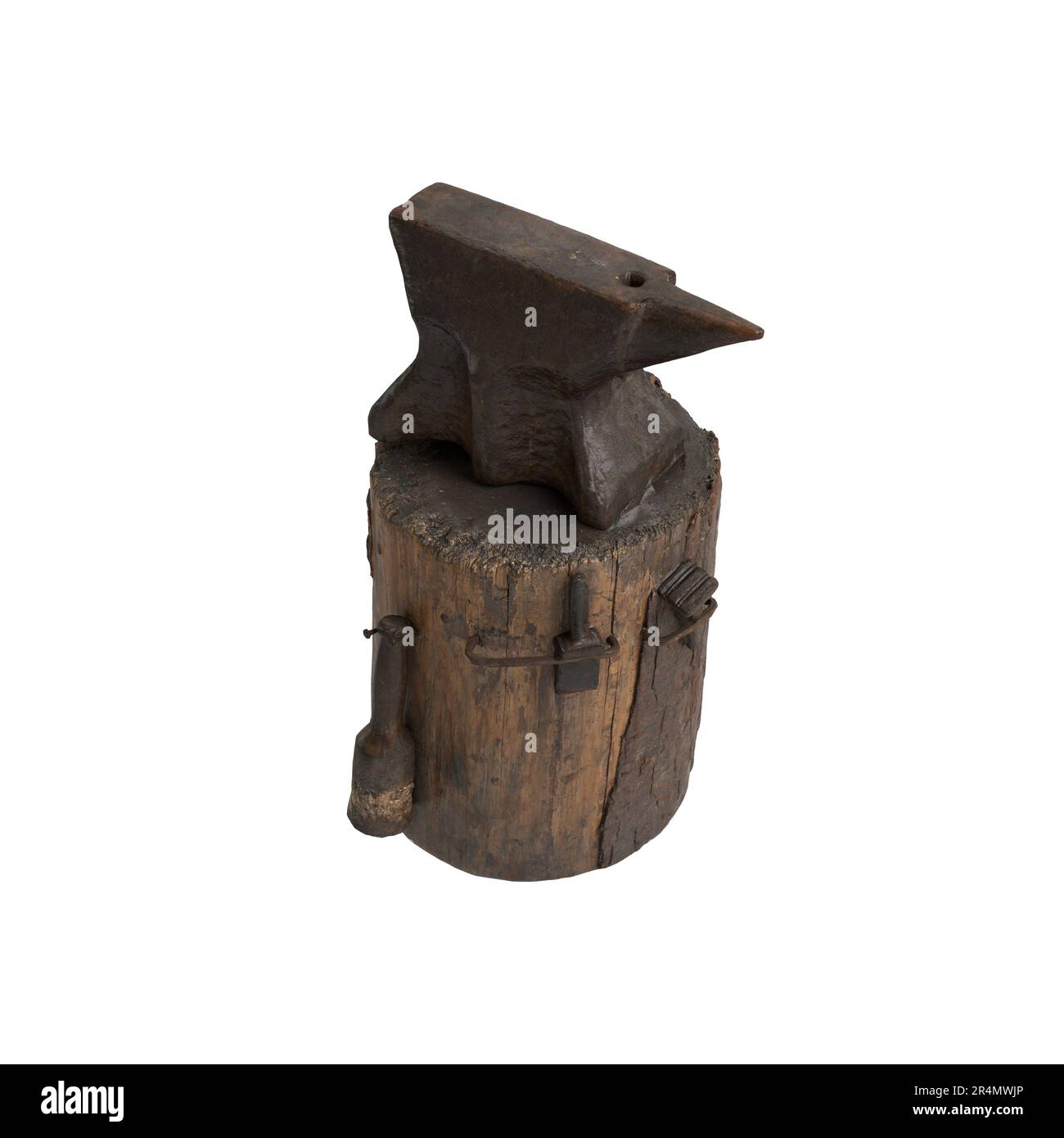 3d illustration of old anvil isolated on white background Stock Photo ...