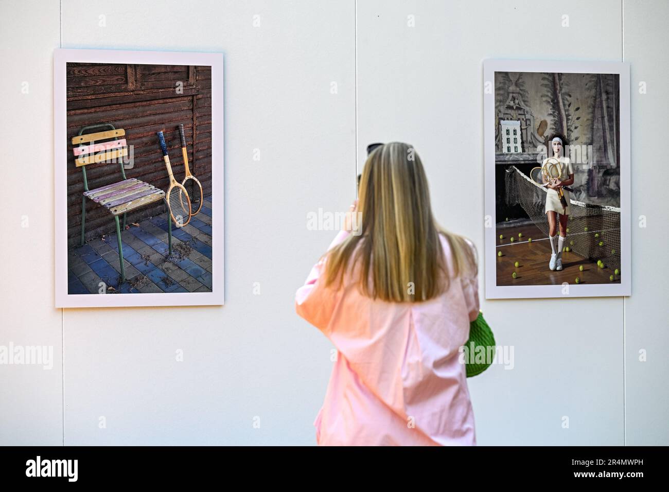 Opening of the exhibition "Tennis Garden" of photographs from book ONE ...