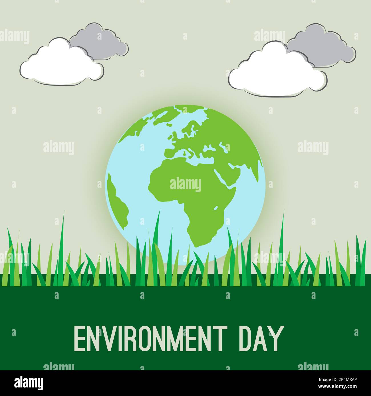Vector illustration of a Background for World Environment Day Stock ...