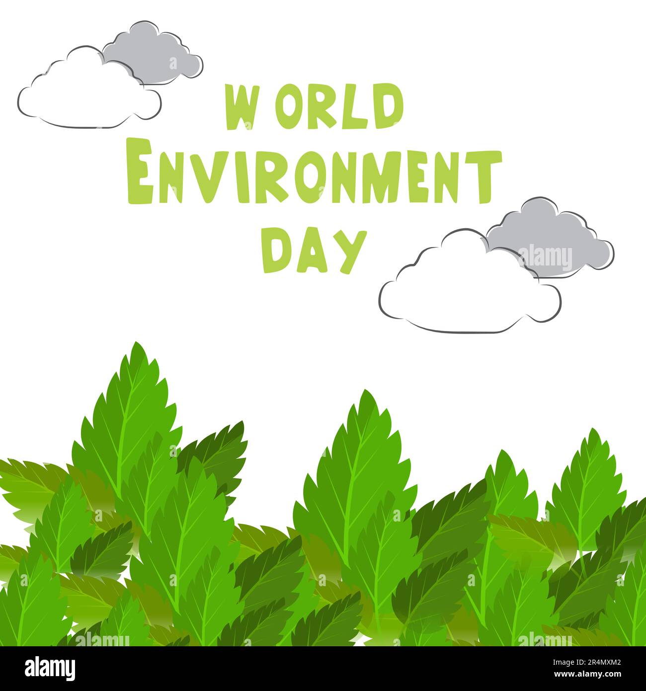 Vector illustration of a Background for World Environment Day Stock ...