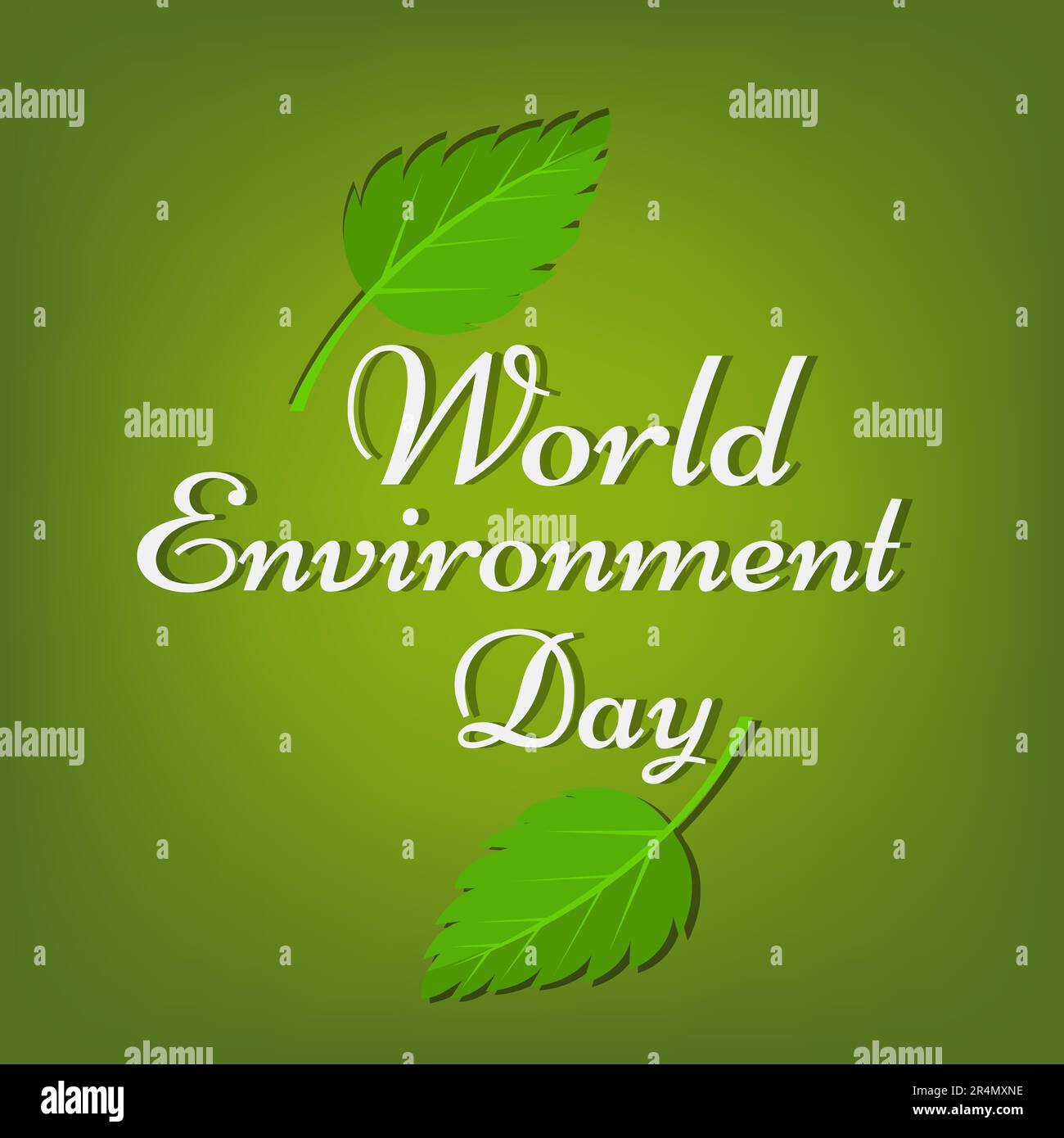 Vector illustration of a Background for World Environment Day Stock ...