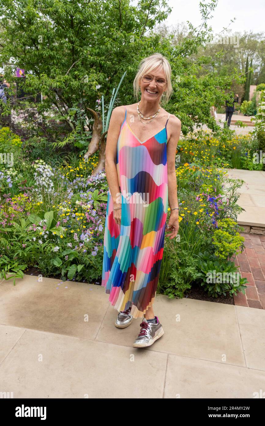 © Jeff Moore Jo Whiley visits The RSPCA Garden at RHS Chelsea Flower ...