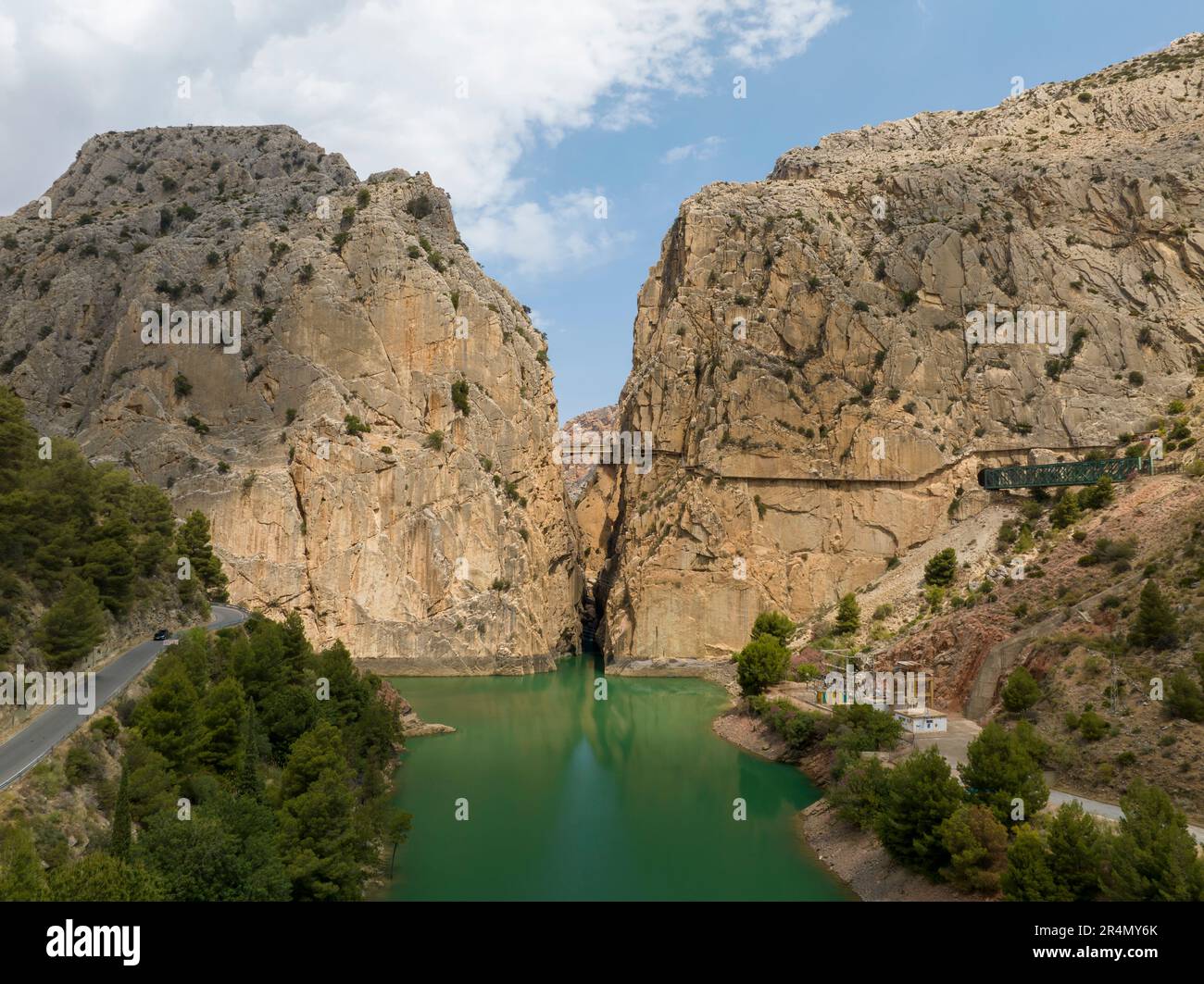 gorge of the Gaitanes, place where the king's road is located, Ardales ...