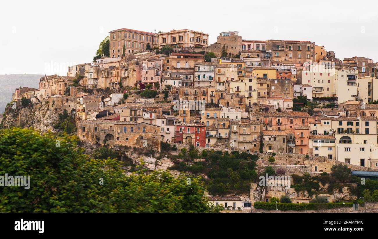 Ancient Sicilian Byzantine city. Ragusa Italy Stock Photo - Alamy