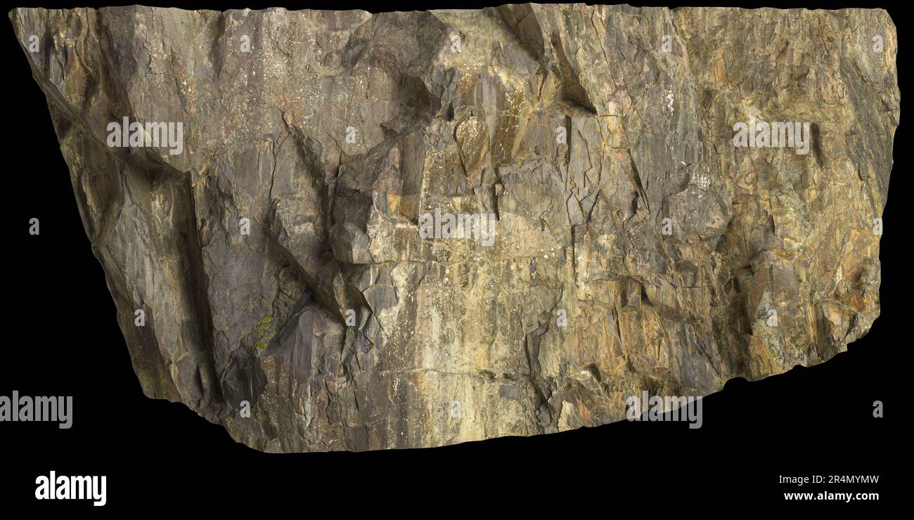 3d rendering rocky black hi-res stock photography and images - Alamy