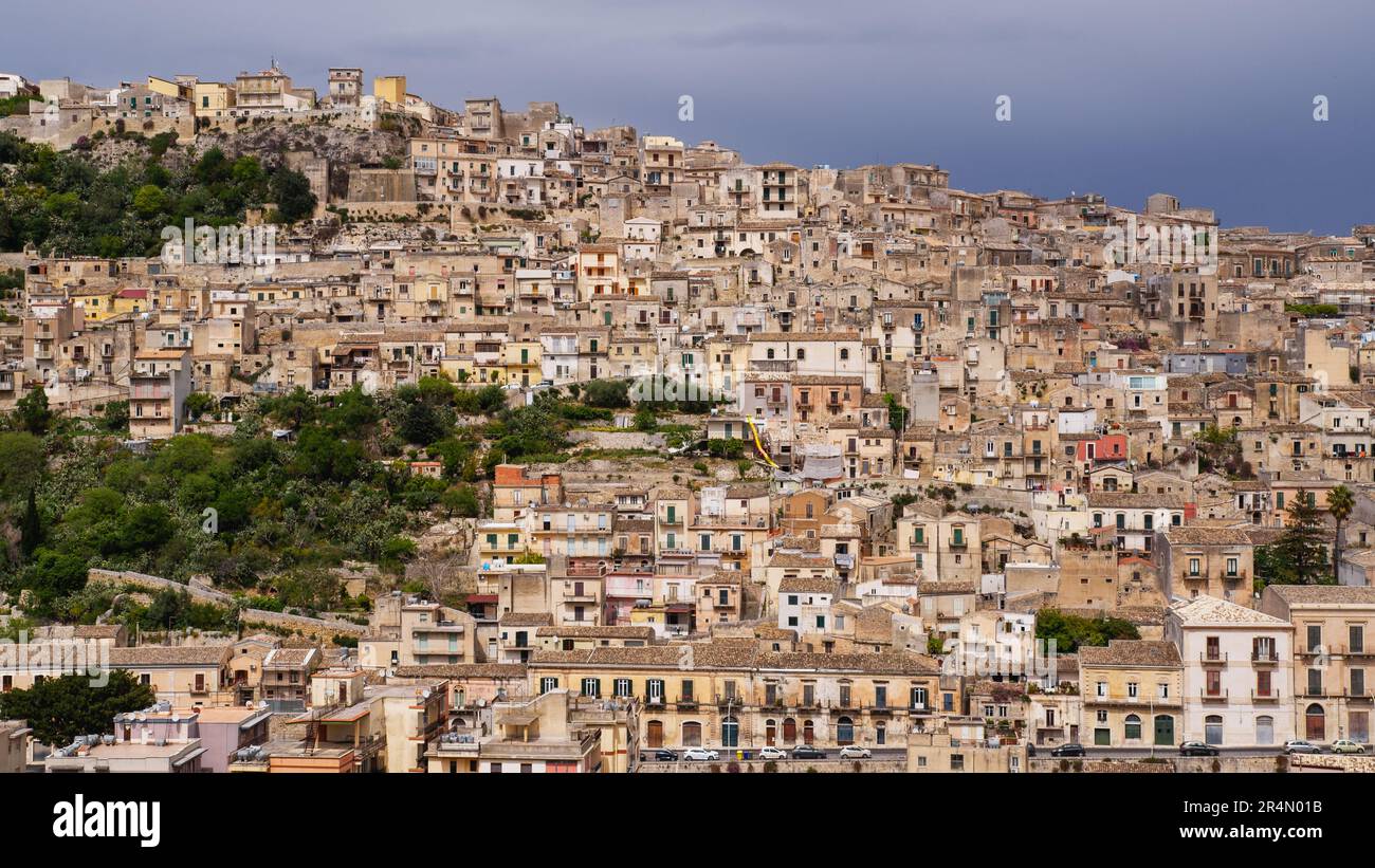 Modica City. Ancient Sicilian baroque city Stock Photo - Alamy