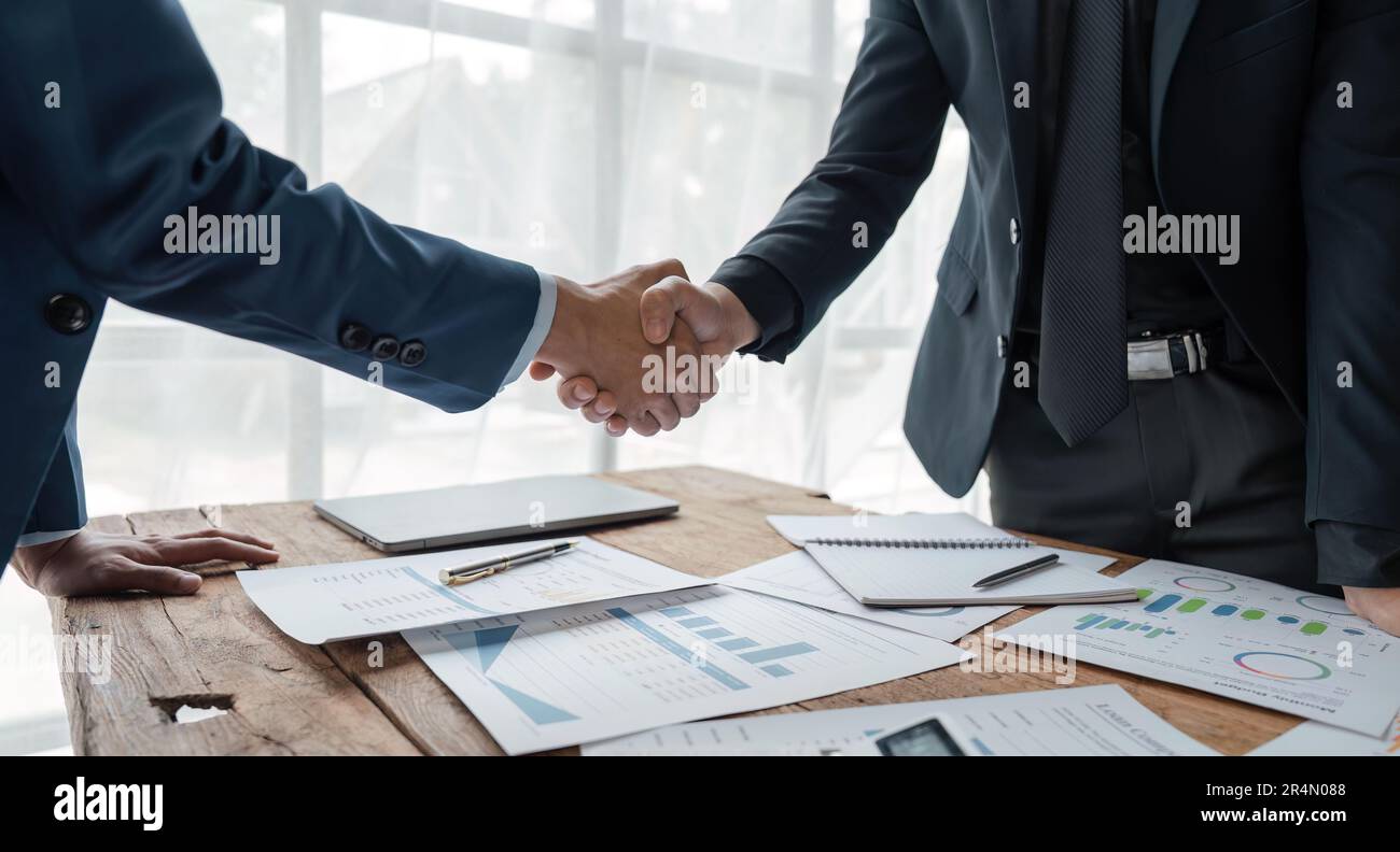 Business handshake for teamwork of business ,successful negotiate, hand ...