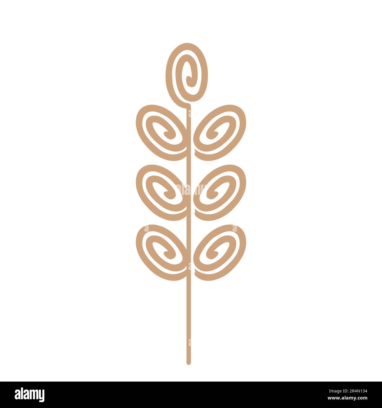 Wheat ear bakery logo. Spike wheat icon. Stalk oat, barley, spelt, rye ...