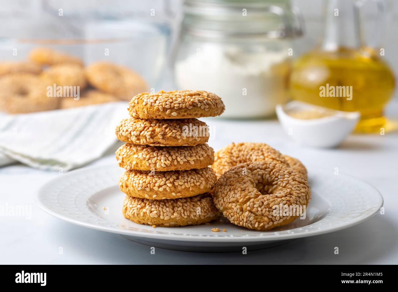 Ramadan sweets background. Cookies of El Fitr Islamic Feast. Egyptian ...
