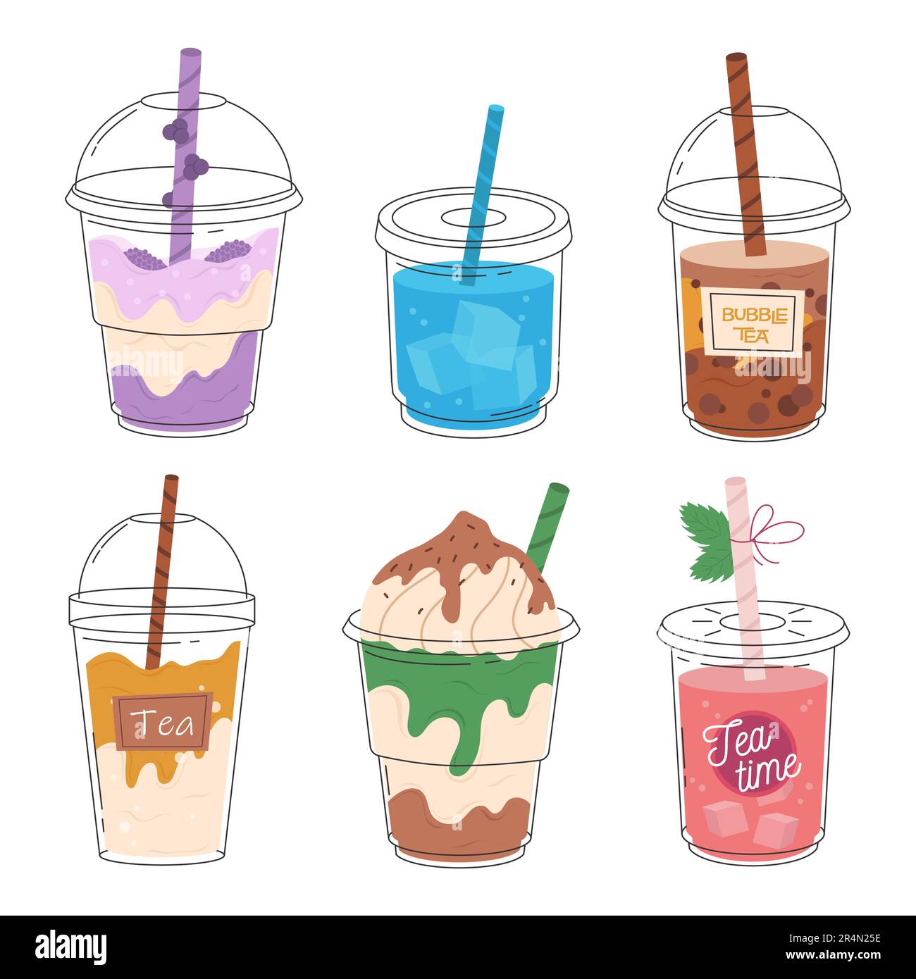 Boba buble tea glass hi-res stock photography and images - Alamy