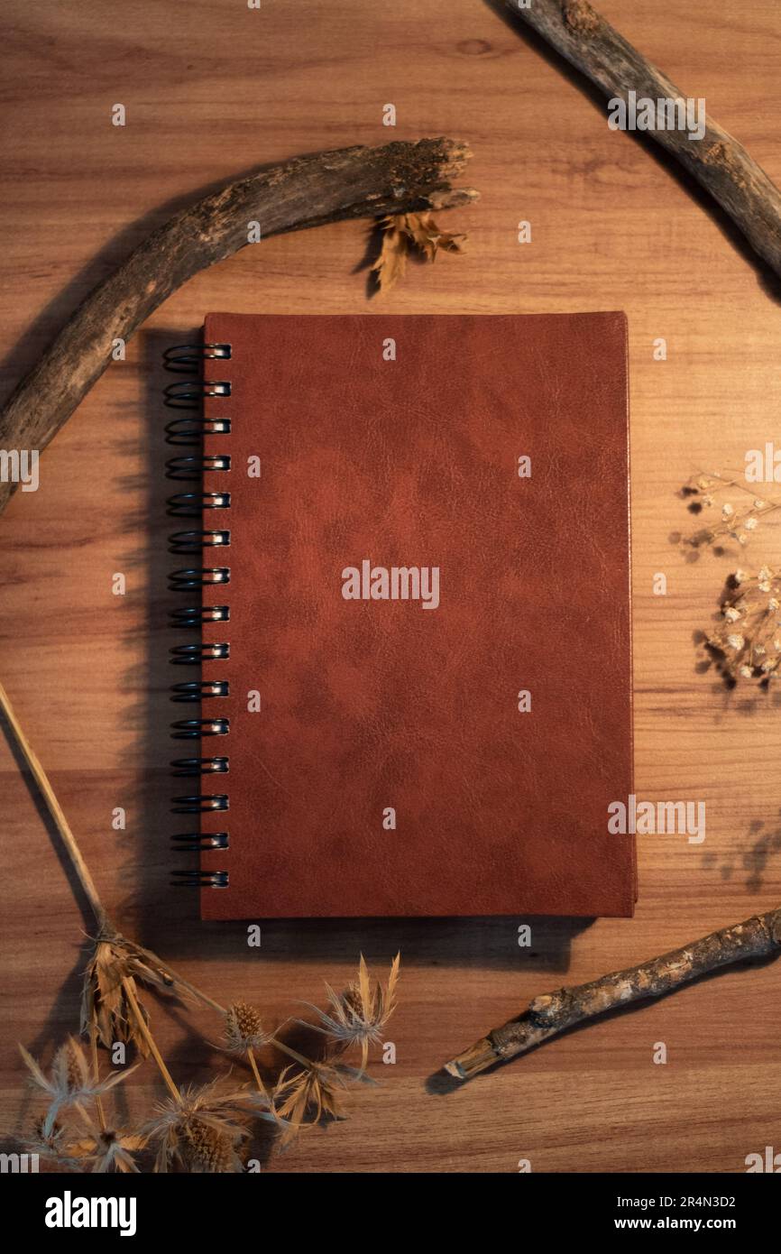 leather book cover design Stock Photo - Alamy