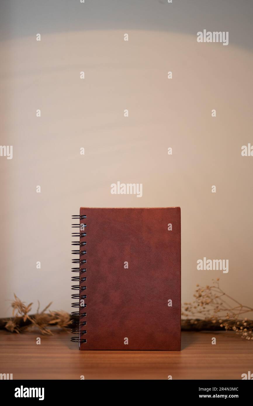 standing book with rustic design Stock Photo - Alamy