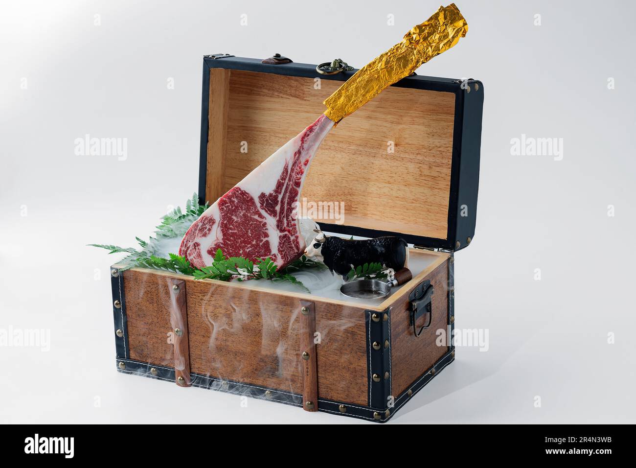 Tomahawk Steak for Japanese bbq or Korea bbq。 Stock Photo - Alamy