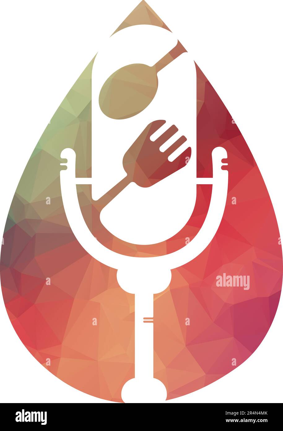 Podcast food logo icon designs vector. Food Podcast for sign, mascot or ...