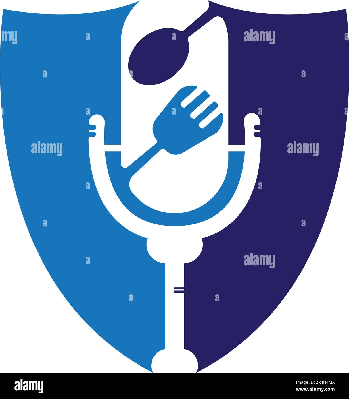 Podcast food logo icon designs vector. Food Podcast for sign, mascot or ...