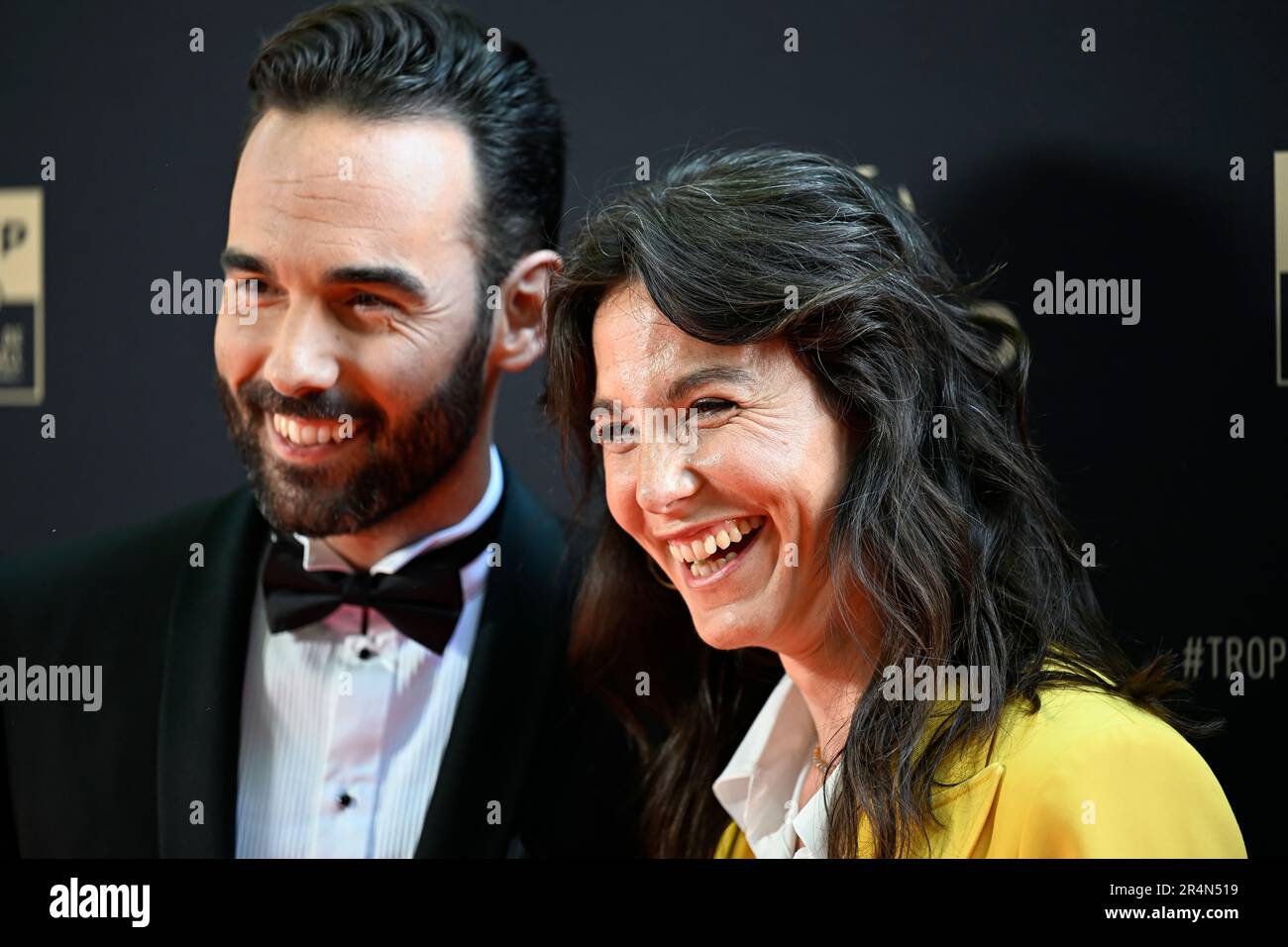 Paris, France. 28th May, 2023. Thibault Le Rol and Marina Lorenzo ...