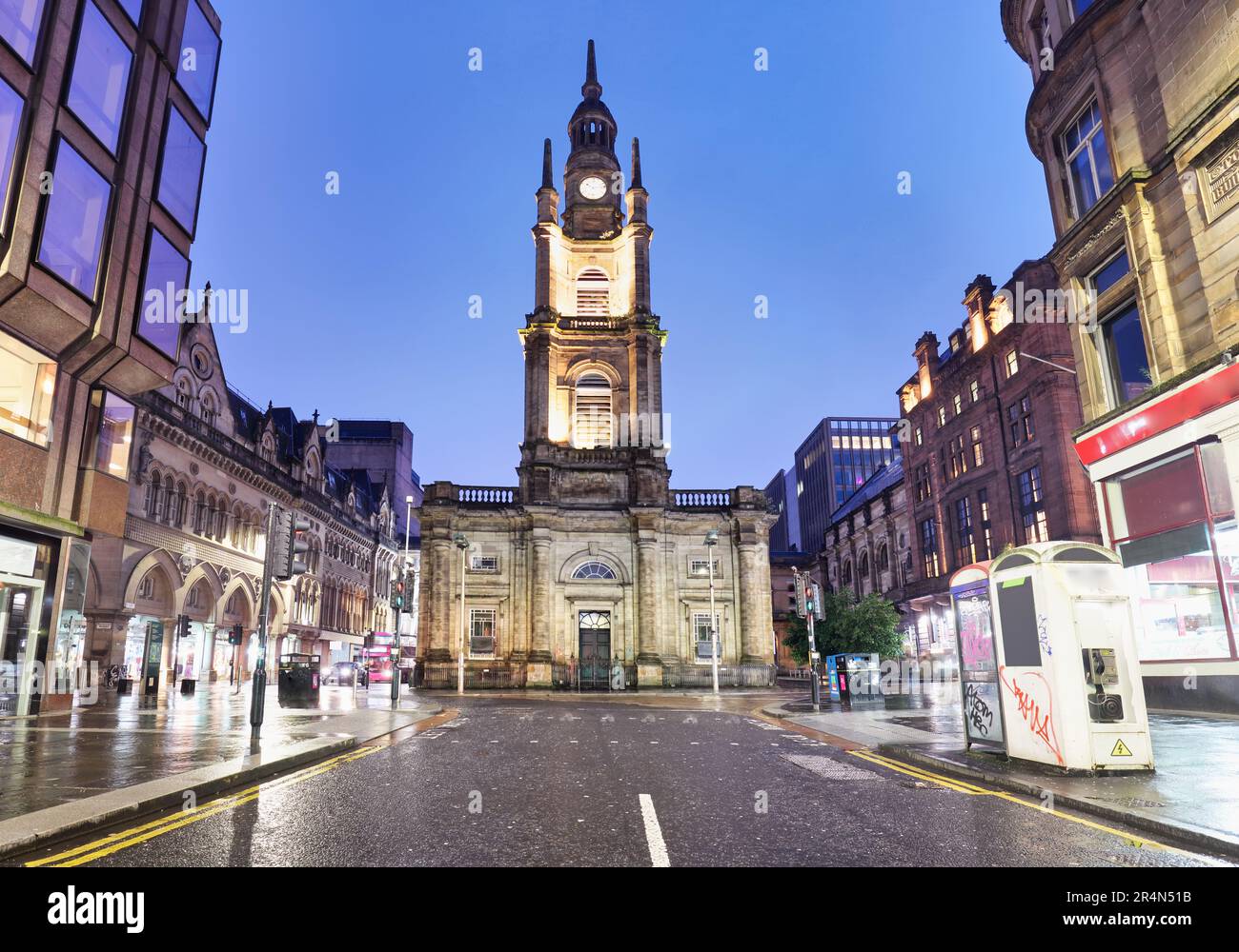 George Street towards St. George's Tron Church, the Church of Scotland ...
