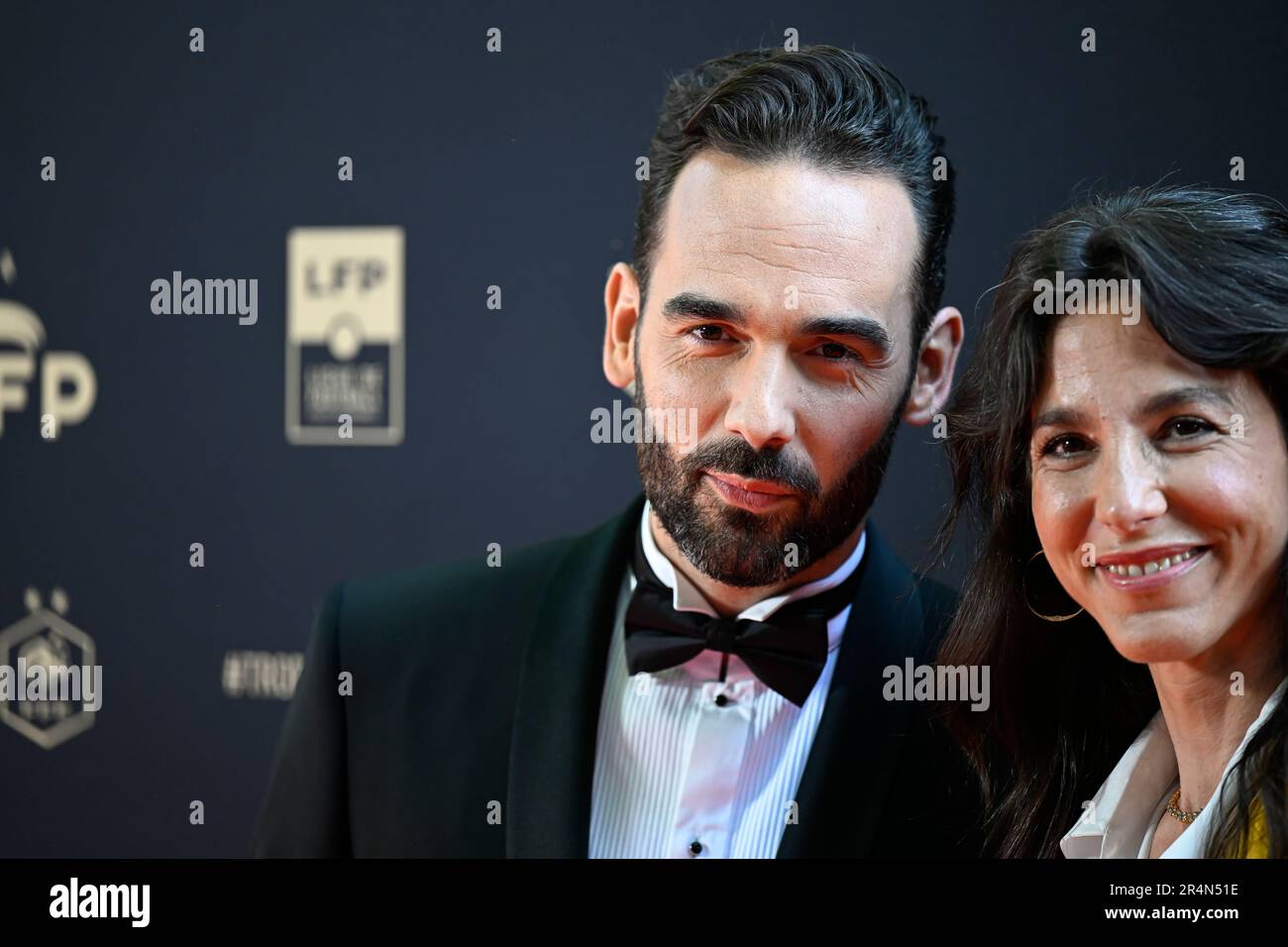 Paris, France. 28th May, 2023. Thibault Le Rol and Marina Lorenzo ...