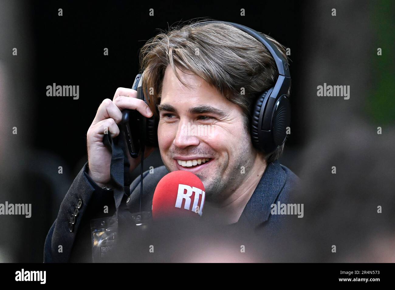 Paris, France. 28th May, 2023. Giovanni Castaldi (RTL) during the 31th ...