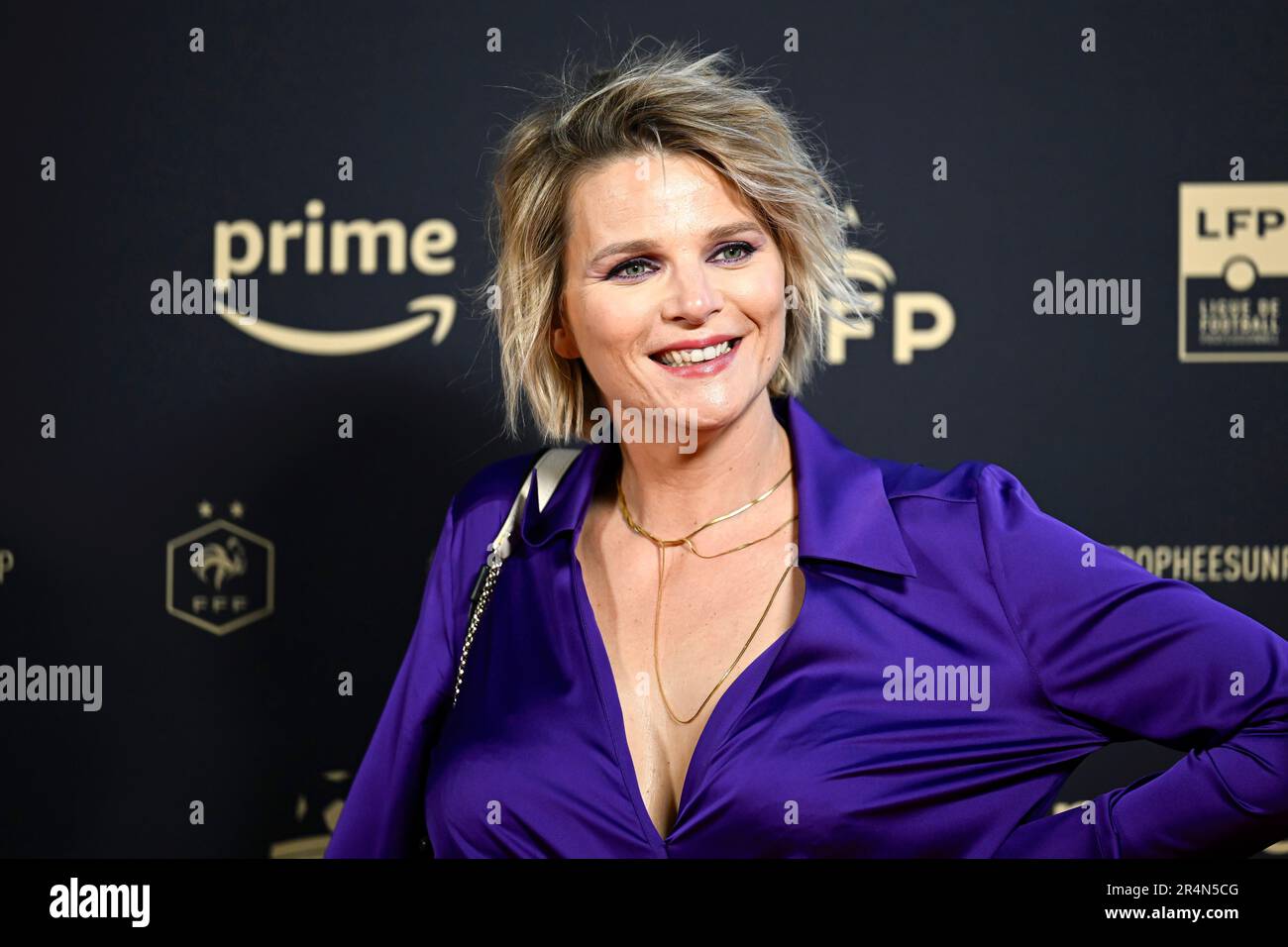 Paris, France. 28th May, 2023. France Pierron (La chaine L'Equipe TV ...