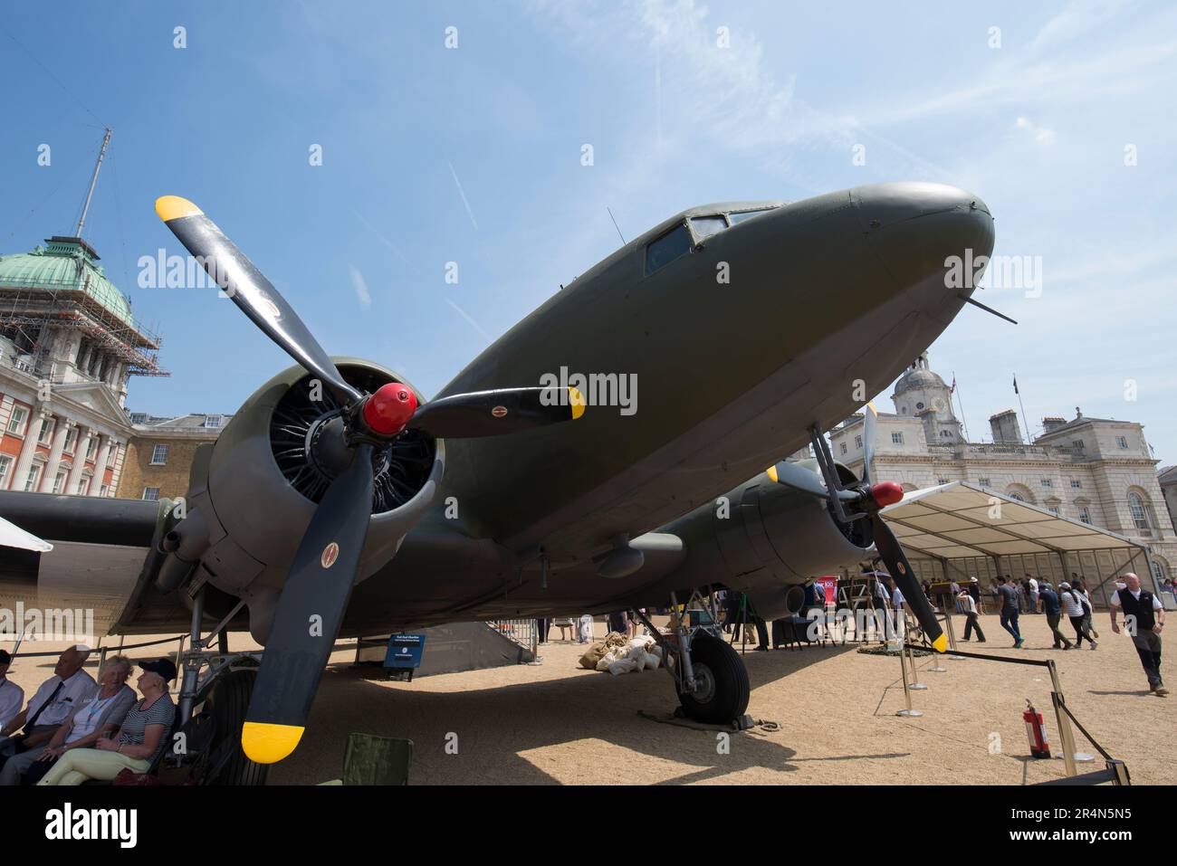 Douglas C-47 Skytrain on display in Horse Guards Parade as part of the ...
