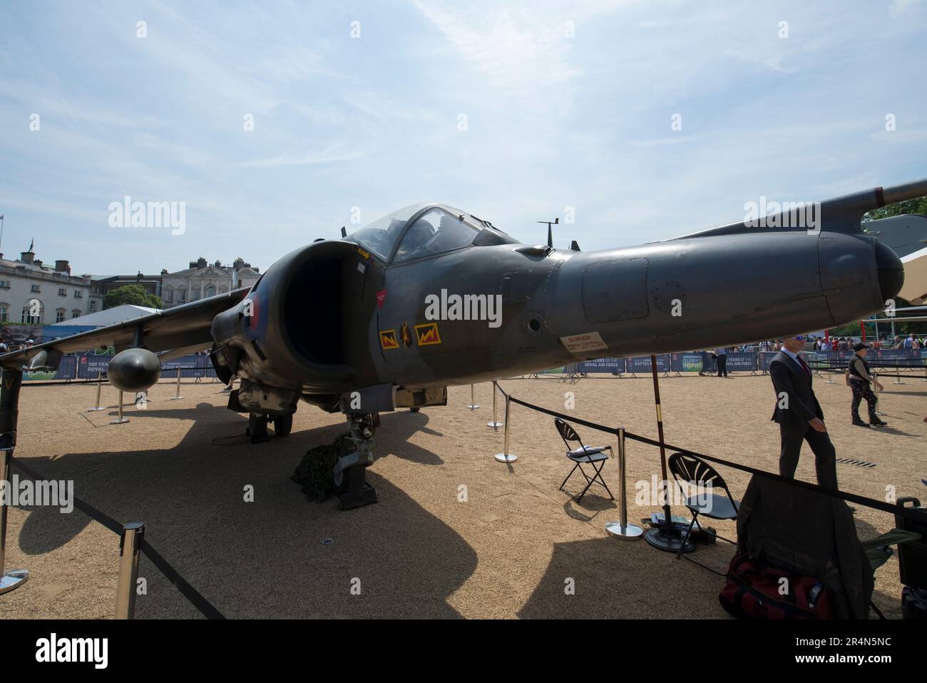 Harrier GR3 on display in Horse Guards Parade as part of the RAF100 ...